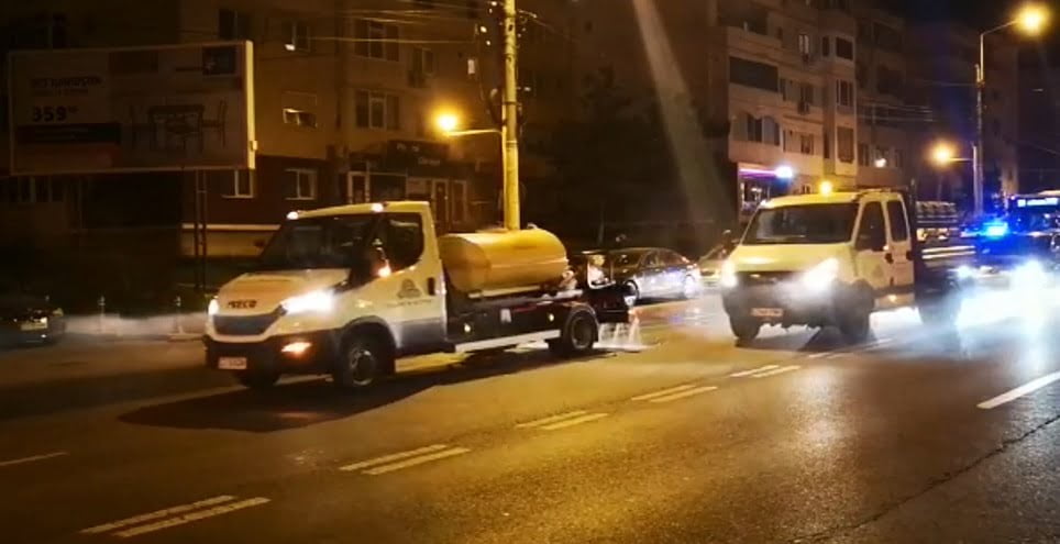 Constanţa: Primăria continuă dezinfectarea străzilor din oraş | FocusPress