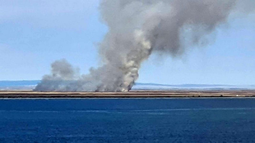 Incendiu întins pe 7000 mp din zona strict protejată Grindul Chituc ...
