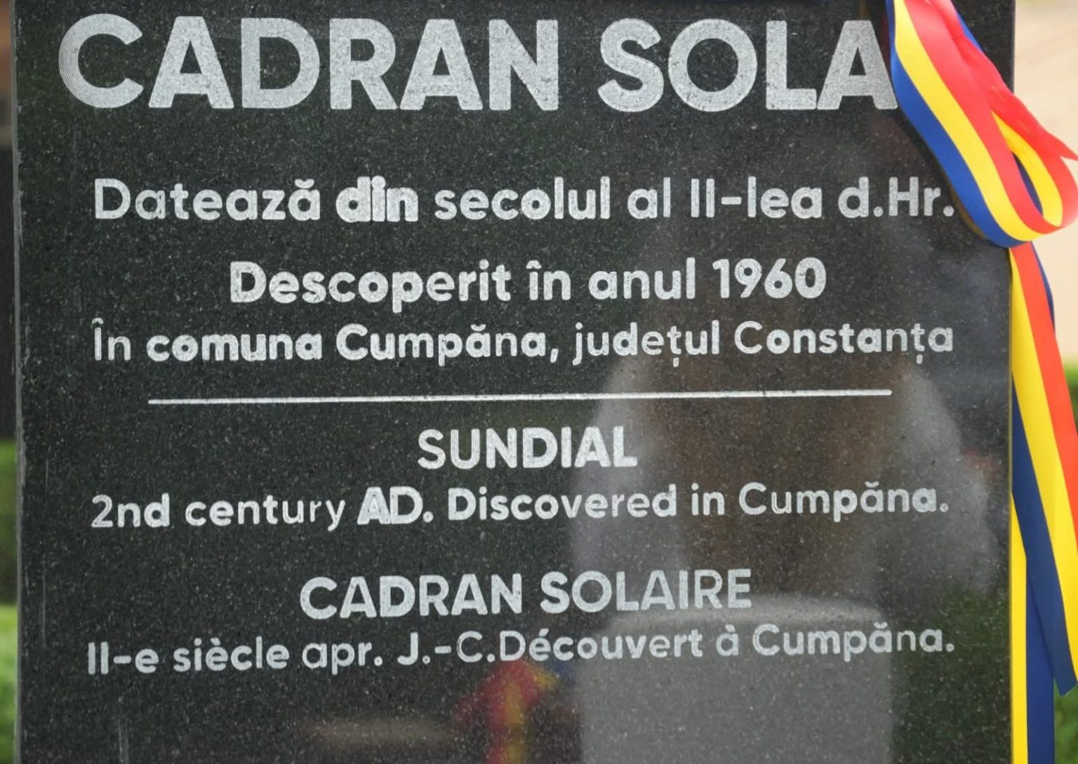 FOTO. Cadranul solar din Cumpăna, inclus în traseul Via DobroGerica ...